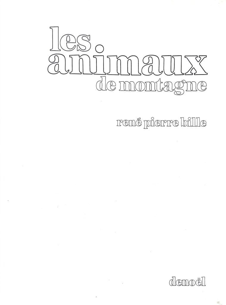 "Les animaux de montagne", 1974 - Musée d'Archéologie et d'Histoire de Visé